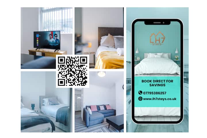 20%off|stay7days|relocation|parking|wifi|sleeps10 - Skipton