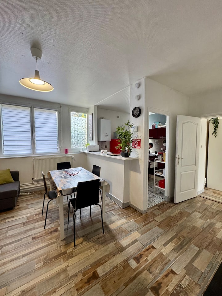 Appartement 4 Personnes Proche Chu Parking Gratuit - Rouen