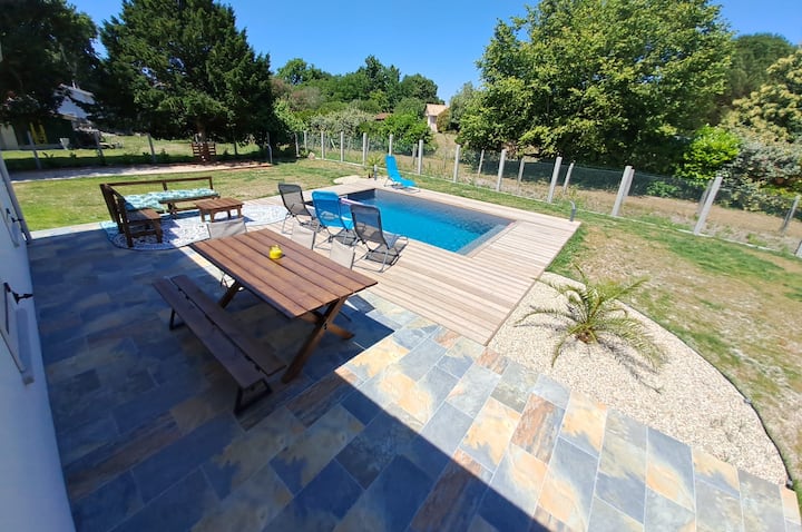 Villa Polder- Piscine Privée- Terrain De Pétanque - Gironde
