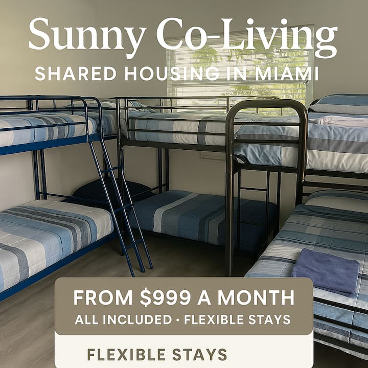 Sunny Coliving Housing In Miami - Miami, FL