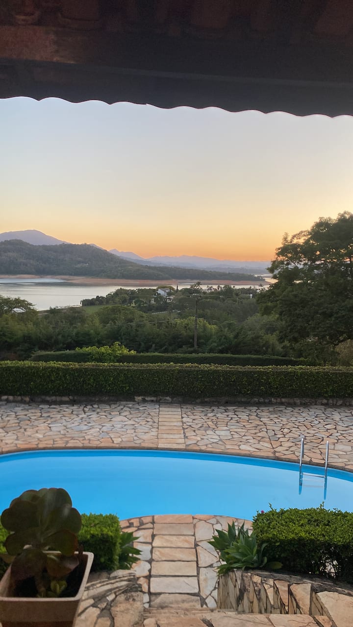 Casa Na Represa Com Piscina, Churrasqueira - Bragança Paulista