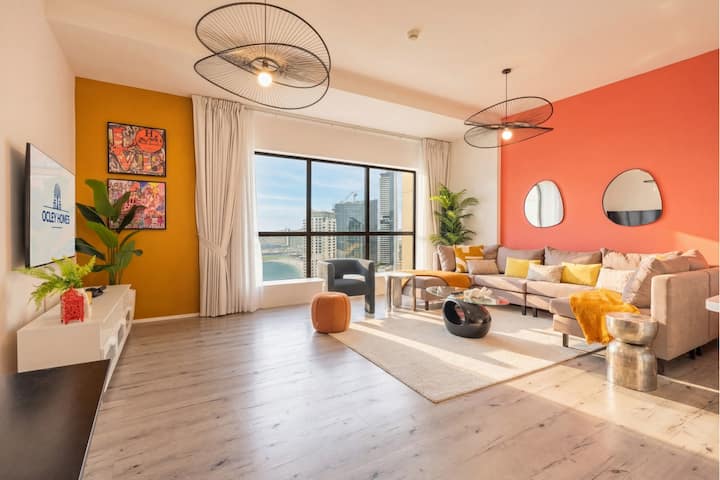 Stylish 4br Home Steps Away From Jbr Beach - Dubai Marina