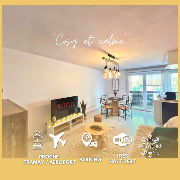 Le Montaigne - Fibre, Parking, Tramway Et Airbus - Blagnac