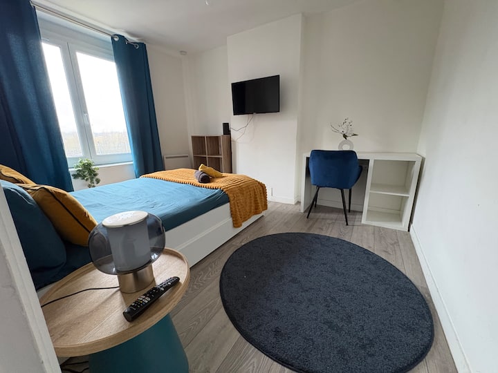 Appartement - Blue & Yellow Lumineux Confortable ! - Valenciennes