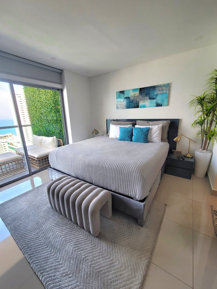 Luxuryoceanview|king Bed|pool|maid|beach|concierge - Cartagena