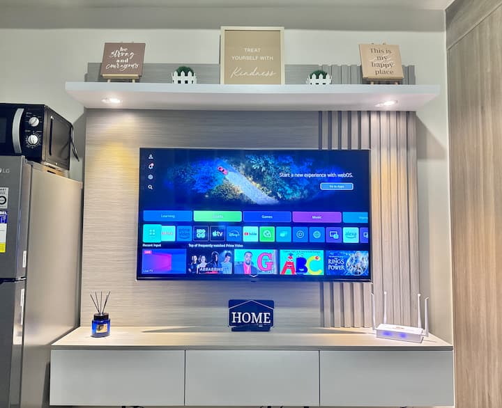 Charming 1-br Escape|smdc Fame|free Parking|wi-fi - Pasig