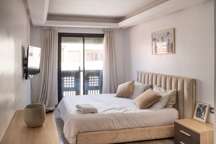 Elegant & Modern Apartment | Central, Quiet - Marrakech