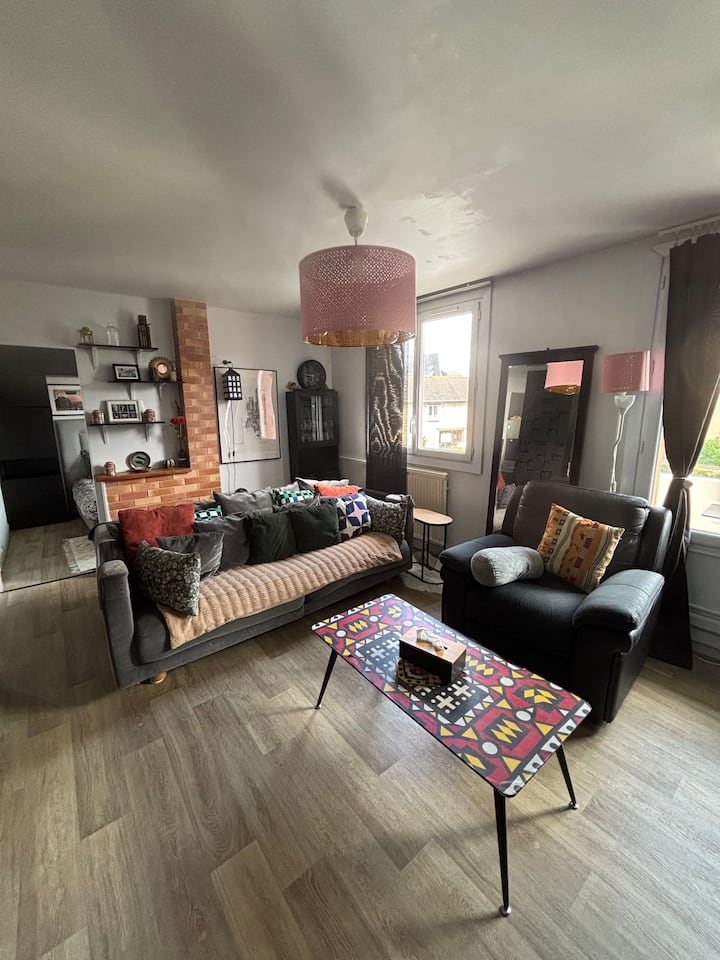Bel Appartement De 3 Chambres Caen +Parking Privé - Caen