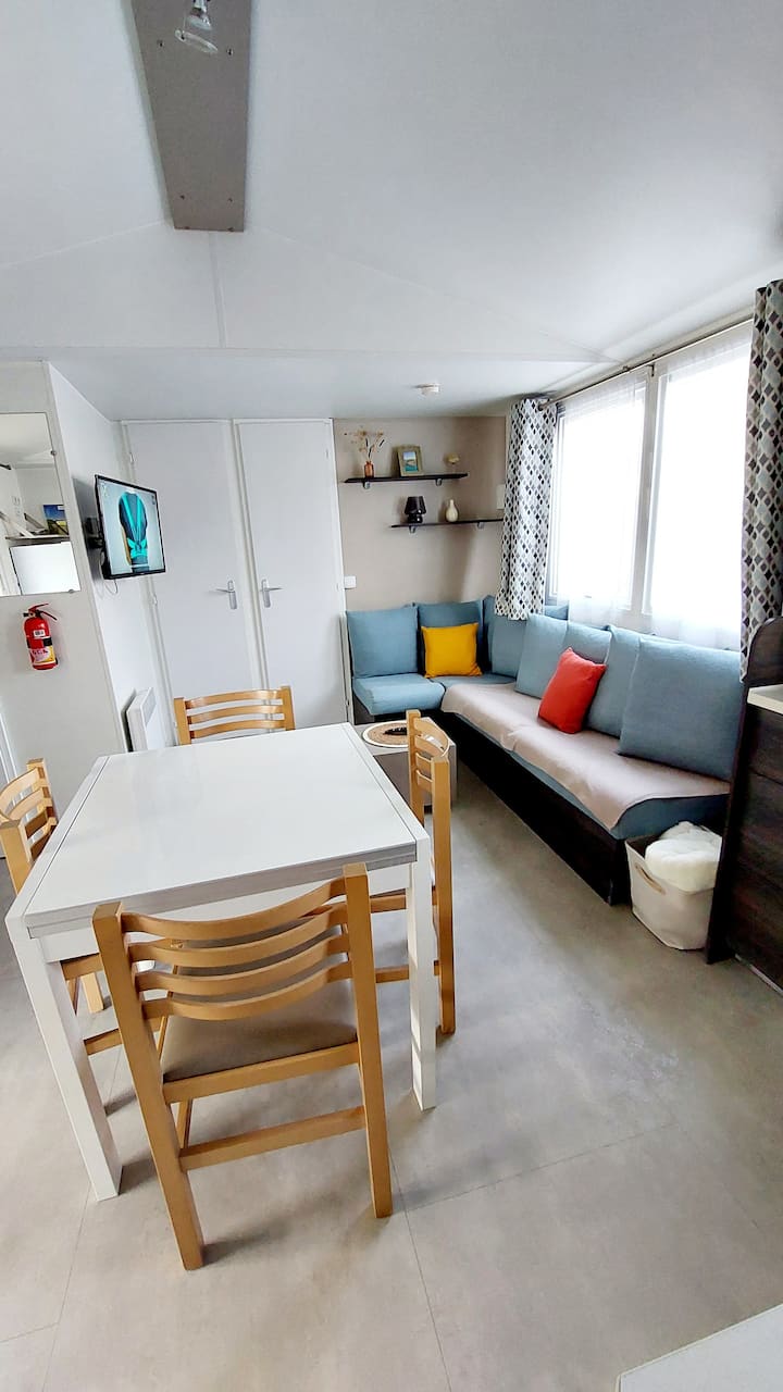 Mobilhome Familial 3 Chambres-tv-wifi-lave-linge - Trégunc