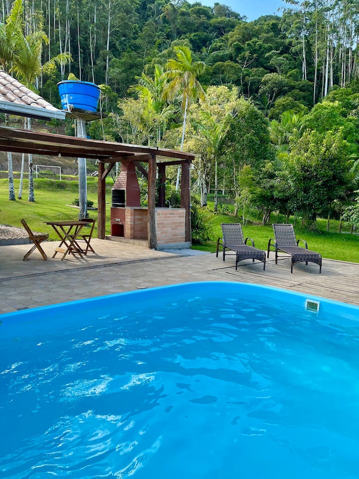 Casa De Campo Com Piscina - Gaspar