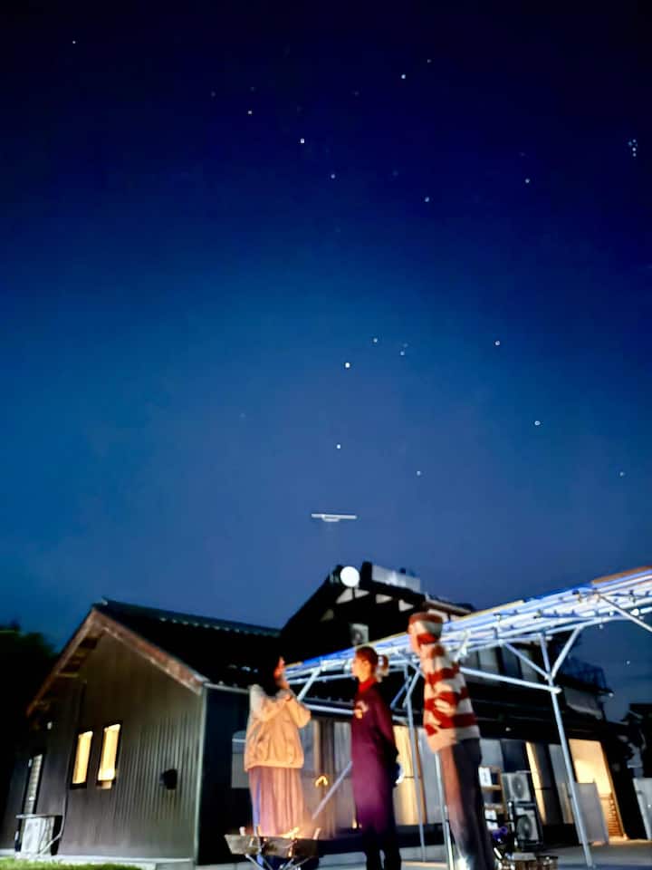 美室｜天然地下水のお風呂｜1日1組限定｜満天の星空｜愛犬と一緒に｜最大10名｜心地いい風とbbq - Shiga