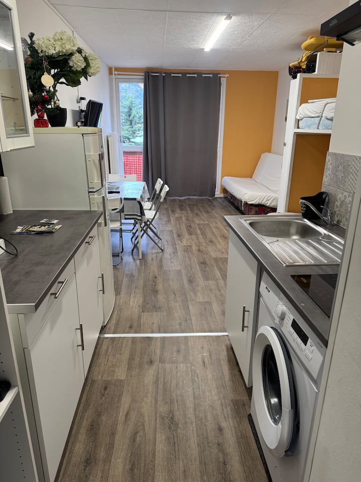 Studio 25m² Au Pied Des Pistes - La Joue du Loup