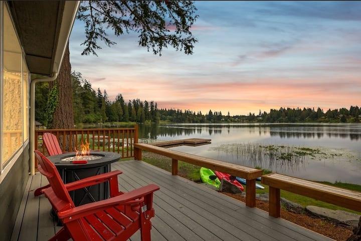 Pine Cove Cottage-waterfront - Sunwood Lake, WA