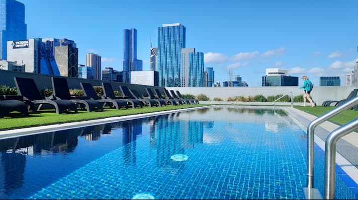 Mel Cbd 3 Beds 2 Baths Rooftop Pool & Bbq - Cremorne