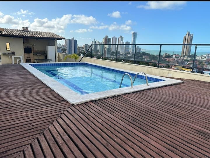 Flat Com Vista Para O Morro Do Careca 
 Mobiliado. - Natal