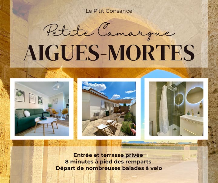 Studio Rdc Terrasse Privée.porte De La Camargue - Saint-Laurent-d'Aigouze