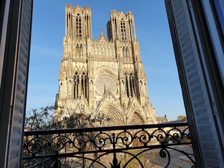 En Face De La Cathédrale,haut Standing +Garage - Reims