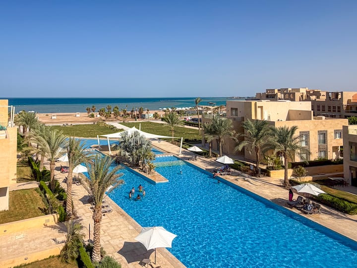 Mangroovy Seaview 2br, Beach/pool Access! El Gouna - Egipto