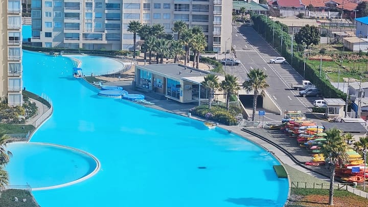 Mountain & Beach View 3 Rooms Apartment On 9 Floor - El Quisco