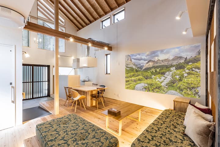 海まで徒歩1分/新築ユニバーサルルーム一棟貸切/七輪＆シアター付/最大5名 - Yaizu