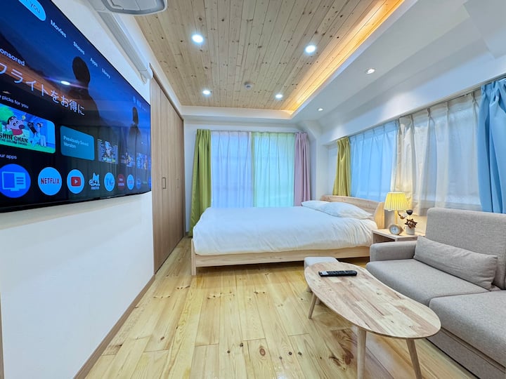 新宿18分 | 駅1分 | 新内装 - 미타카시