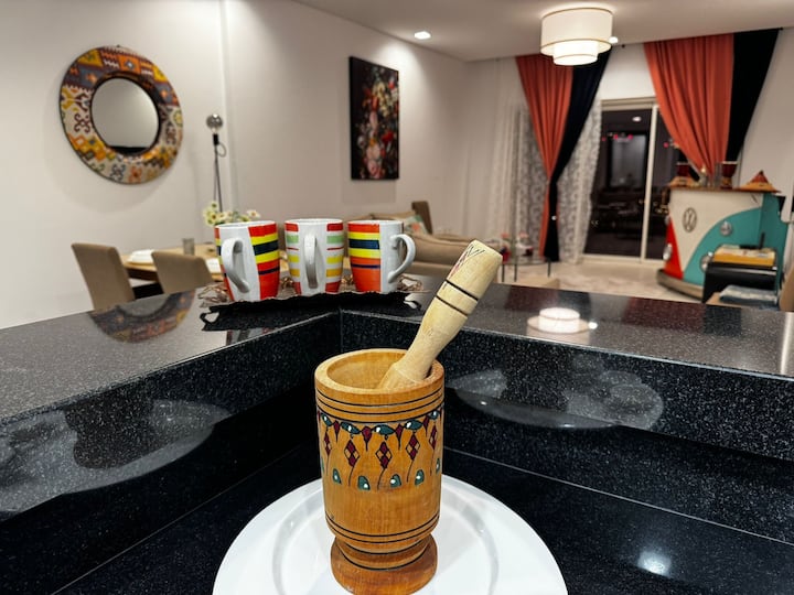 Sea View Apartment In Viva 28 - 도하