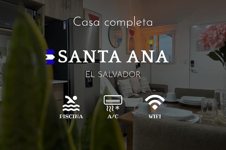 Summer House + Pool + Ac + Wifi @Santa Ana - Santa Ana