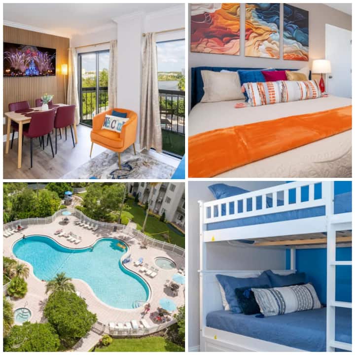 Lakeview 2 Suites 6 Min Universal Studios - Orlando, FL