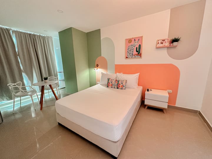 Aparta Suite Cerca A La Playa - 聖塔馬它