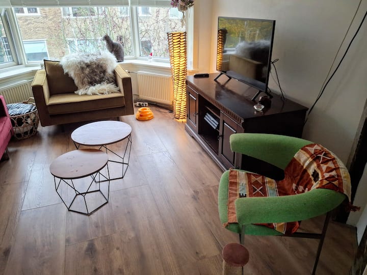Sfeervol Jaren '30-appartement Nabij Centrum - 格羅寧根