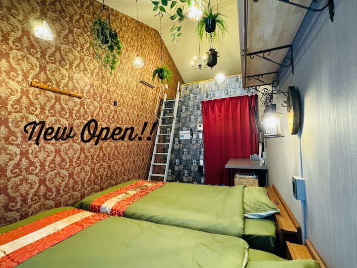 P203【new Open！】天神アクセス良好！無料駐車場1台 - Fukuoka