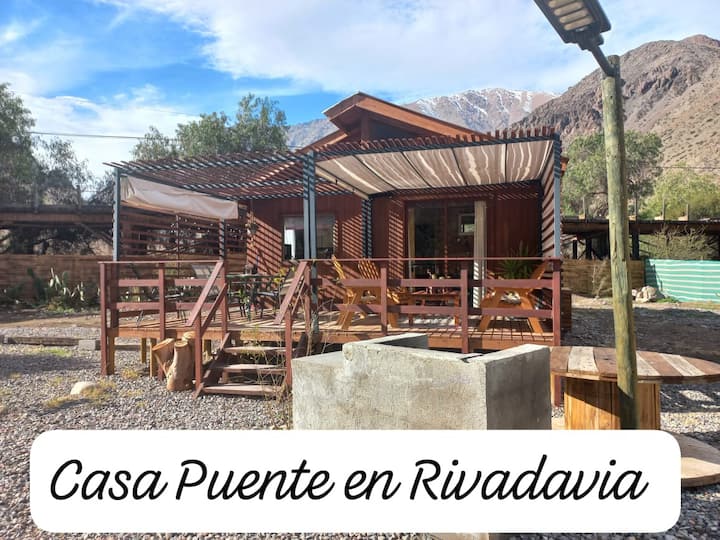 Casa Puente En Rivadavia - Paiguano