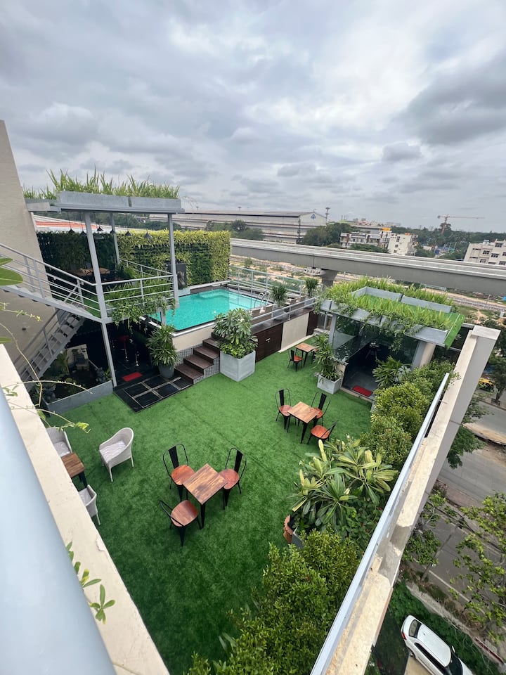 Lush Green Event Space With Pool - Bangalore