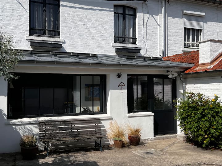 Jolie Maison Avec Cour Extérieure - Merlimont Plage