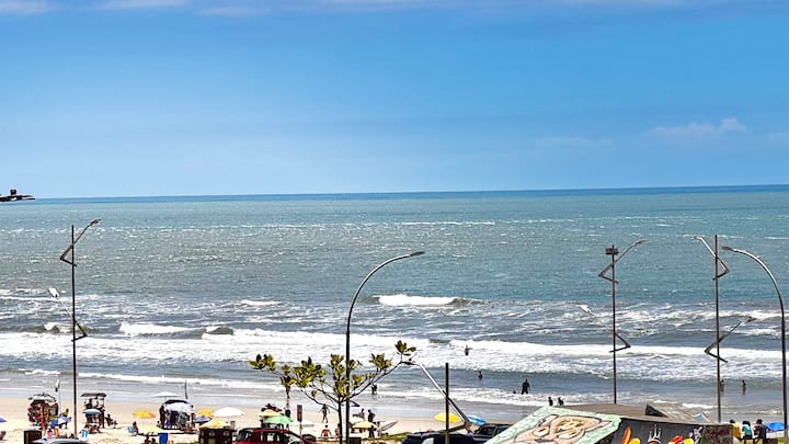 Vista Espetacular Para O Mar! 3 Quartos Com Ar! - Torres