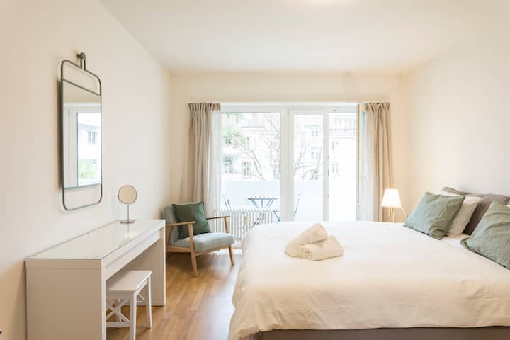 Bright & Comfy: 5* Location, Basel Card, Messe - Bazel