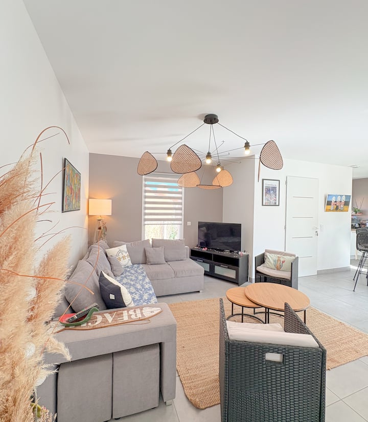Maison Familiale Climatisée à 300m De La Plage. - Sainte-Marie-la-Mer