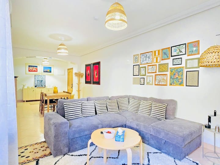 2 Chambres Centre Gueliz Restaurants Cafés à Pied - Marrakesh