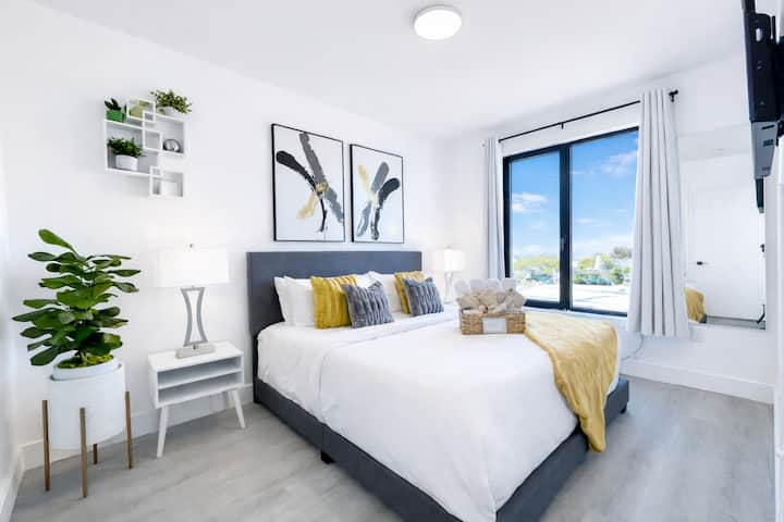 Feb 38% Promo:deluxe King 1br W/ Pool+gym Near Nyc - Elizabeth, NJ