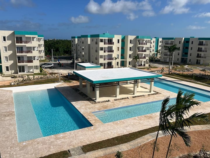 Apartamento Con Piscina Y Transporte A La Playa - Punta Cana