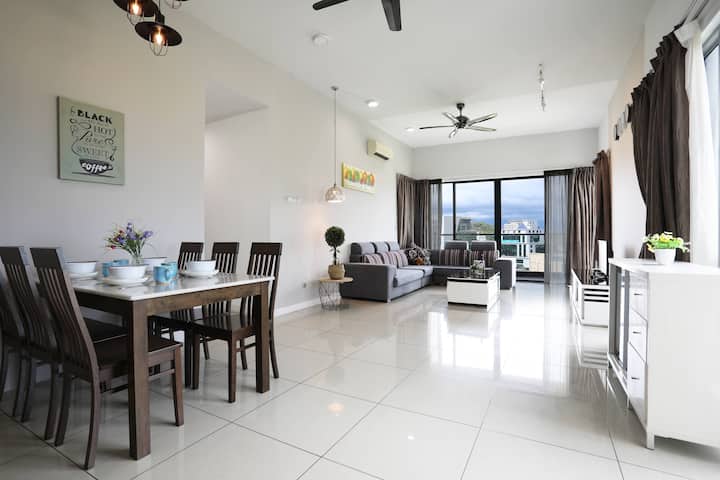 Aj Suites#e7 3br @ Loft Imago Kk City Centre - Kota Kinabalu
