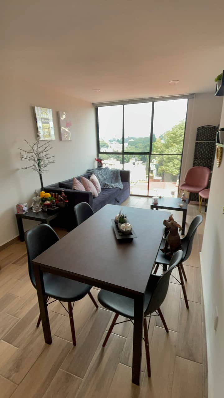 Modern 1-br W/ Rooftop & Views - Mexico City