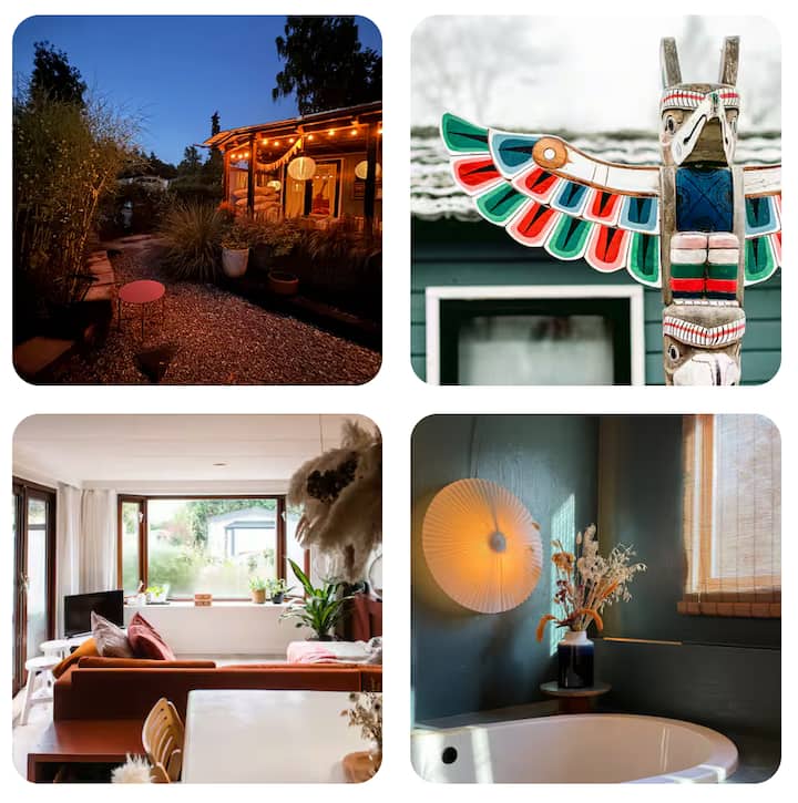 Sfeervol Huisje Met Groot Bad In Bosrijke Omgeving - Barneveld