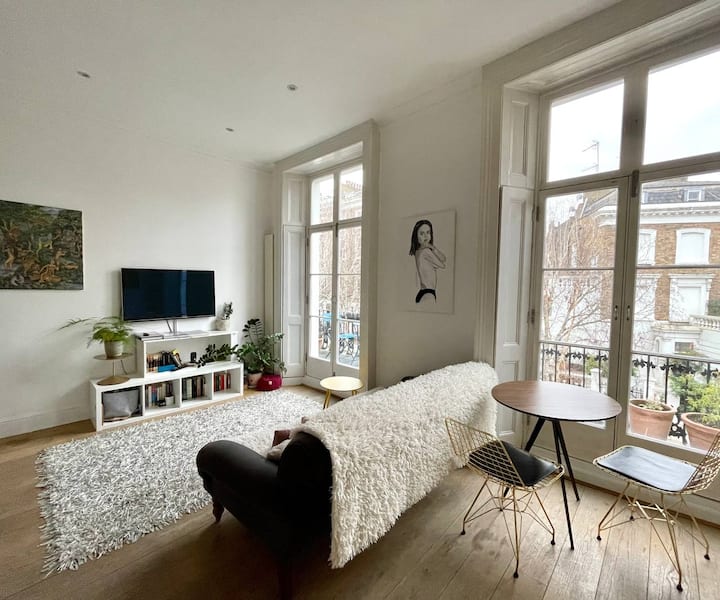 Artistic And Spacious Flat In Nottinghill, Balcony - Bayswater - London
