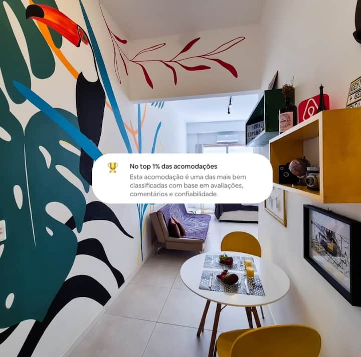 Cozy Long Stay Studio Steps From Copacabana - Copacabana