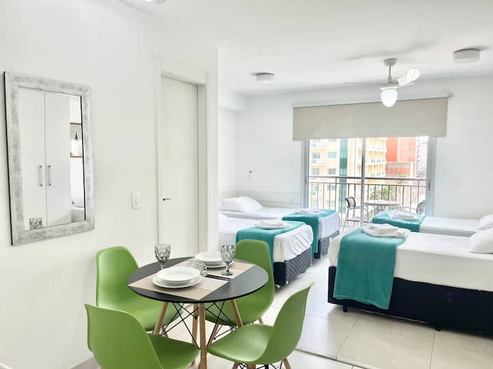 Expo Center, Tietê, Anhembi. Flat Standard/garagem - Ipiranga