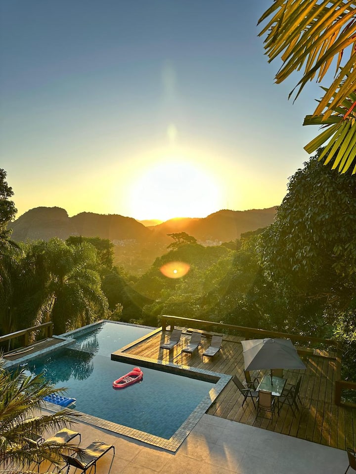 Mansão Retiro Do Sol! Nas Montanhas Do Itanhangá! - Rio de Janeiro