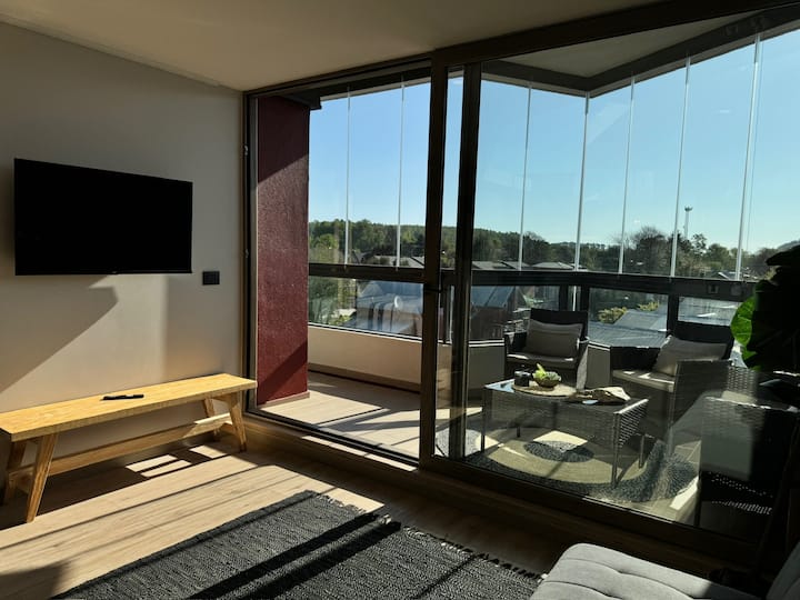 Departamento Con Vista Al Volcán - Pucon