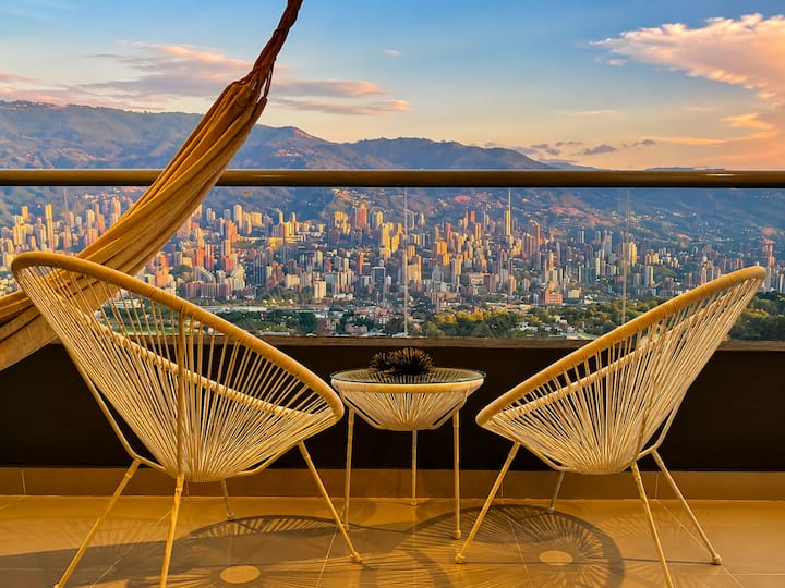 #Stunning Panoramic Poblado- Medellín Skyline View - Medellín