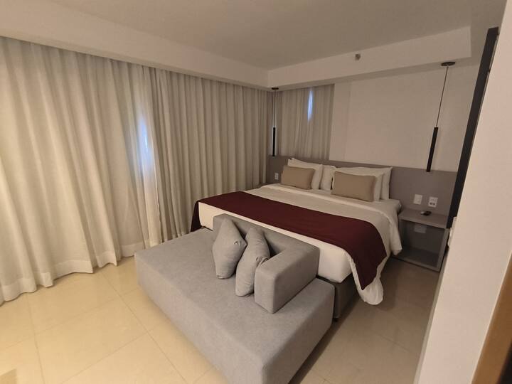 Flat De Alto Padrão - ÓTimo Preço - Cama King - Brasília